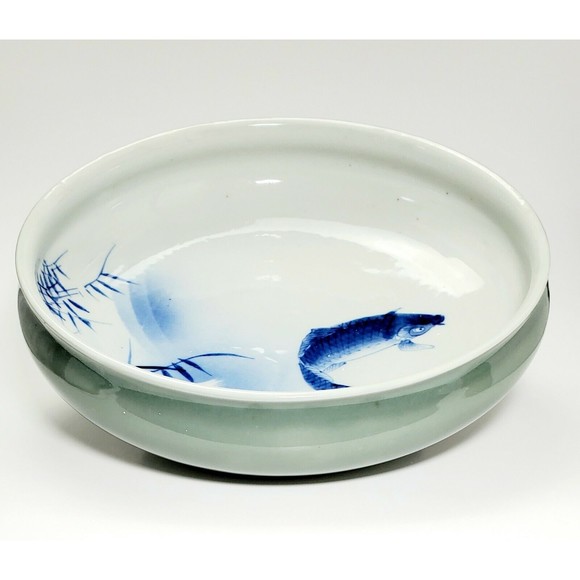 Qing Porcelain Bowl | Art | Qing Porcelain Celadon Glazed Hand Painted ...